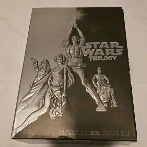Media | Star Wars Trilogy Silver Dvd Box Set | Poshmark